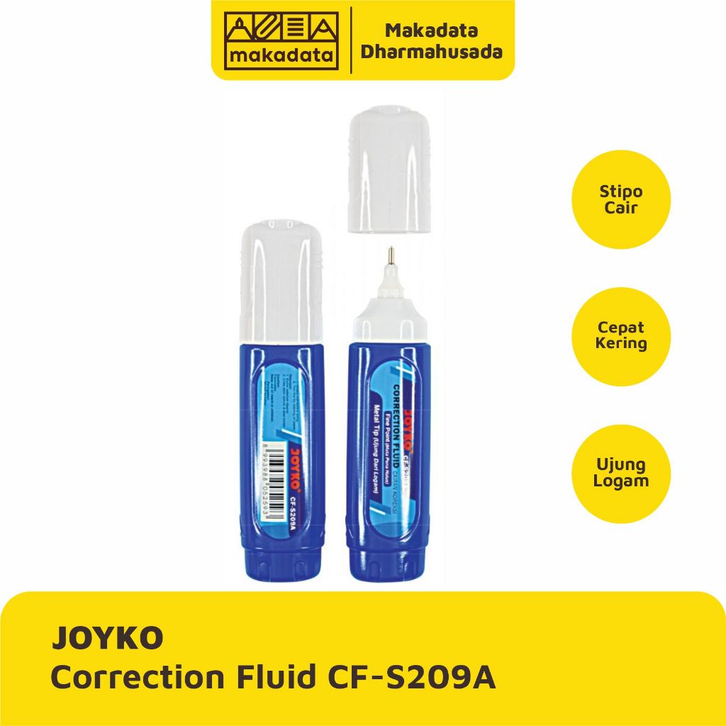 Jual CORRECTION FLUID | STIPO CAIR JOYKO CF-S209A ( 1PCS) | Shopee ...