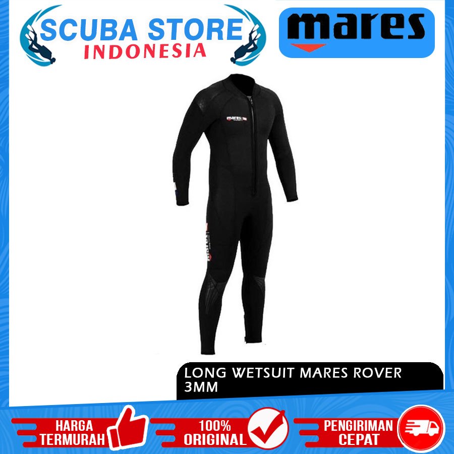 Jual Long Wetsuit Mares Rover 3mm Baju Selam Panjang Scuba Diving ...