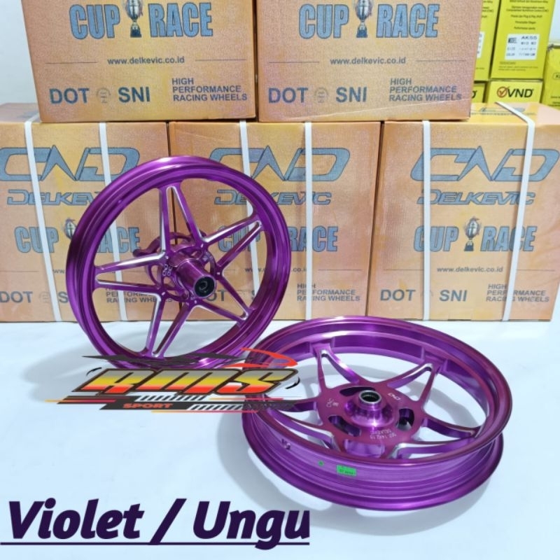 Jual NEW 2023 VELG DELKEVIC X1 SIX STAR ALL NEW NMAX 155 / VELG RACING ...