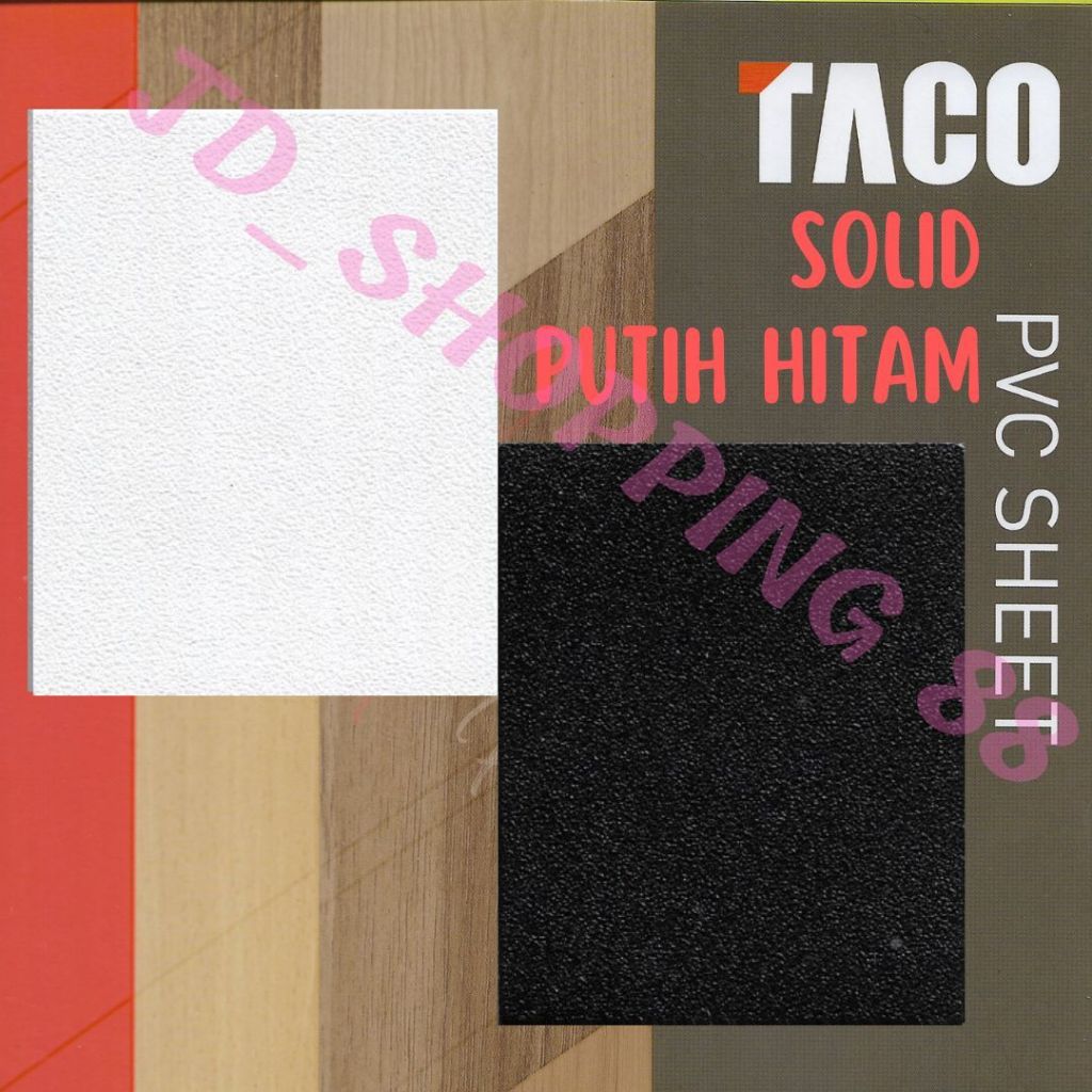 Jual Taco Sheet Putih Doff Hitam Doff - PVC Sheet P02 - P03 | Shopee ...