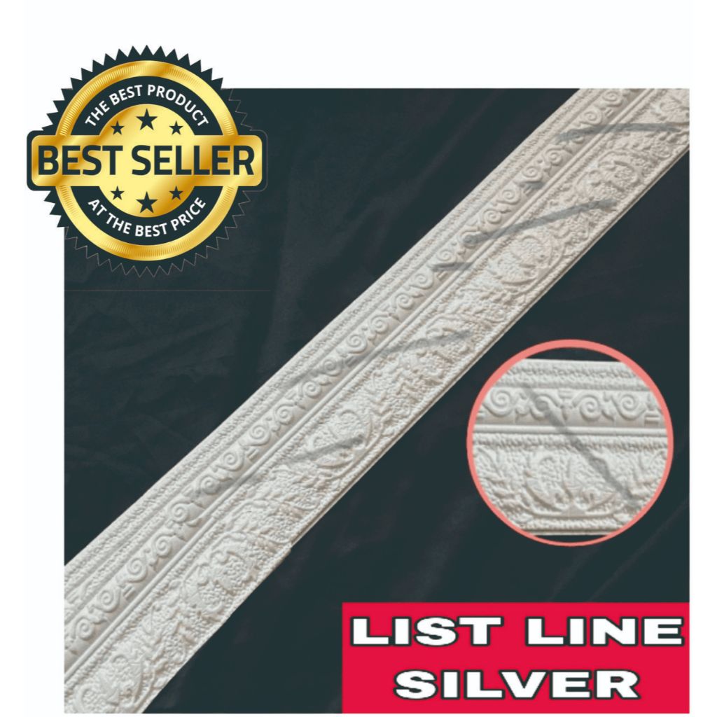 Jual WALLPAPER LIST / LIS PROFIL BORDER FOAM STIKER 3D UKURAN 230CM x 9 ...