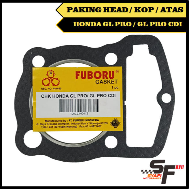 Jual PAKING HEAD GL PRO / GL PRO CDI GASKET PERPAK KOP ATAS KLINGER ...