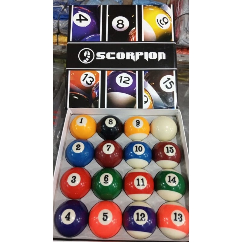 Jual Bola Billiard/Biliar/Pool Uk Besar 2 1/4" satu set | Shopee Indonesia