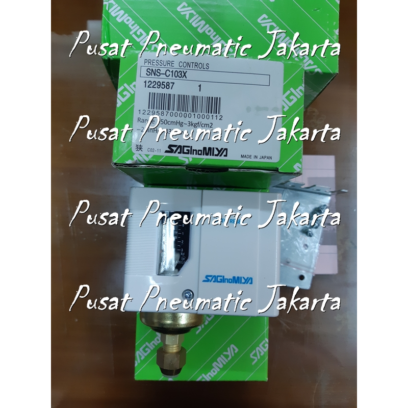 Jual Pressure Switch Saginomiya SNS-C103X Saginomiya Pressure Control 3KG Pressure Switch 3BAR ...