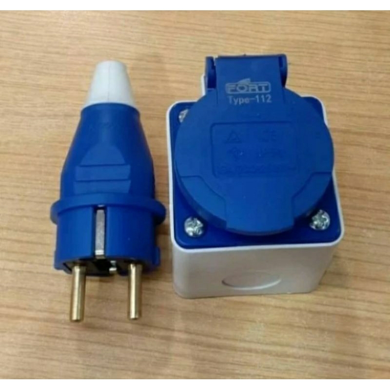 Jual Steker 16A / 250V jantan industrial plug 012 / betina mobile 212 ...