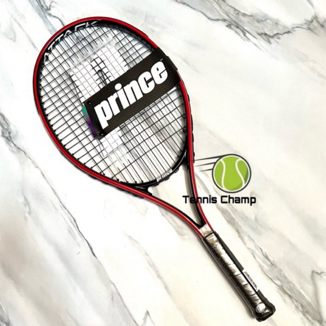 Jual Raket Tenis Prince Attack 27 Red Black/ Tennis Racket Prince 278gr ...