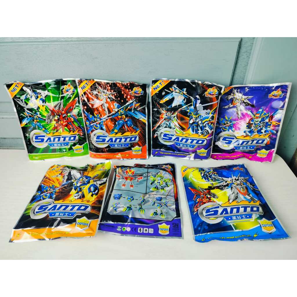 Jual Mainan Robot Rakitan Robot Santo isi 20 Pcs | Shopee Indonesia