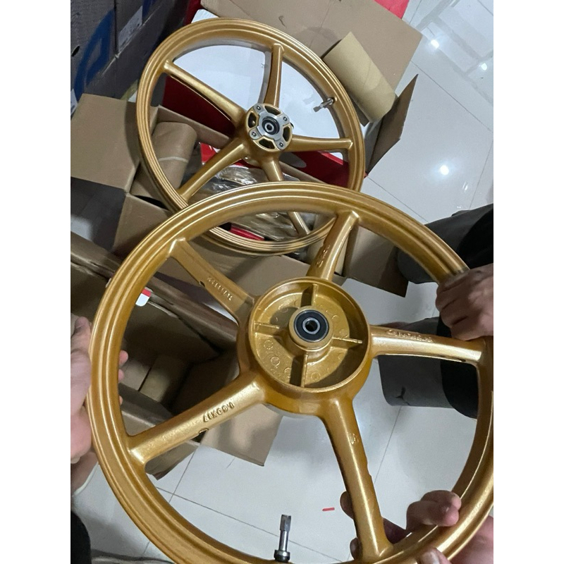 Jual VELG RCB Palang 5 SP522 GOLD Original 140/160/17 Inch Jupiter z ...