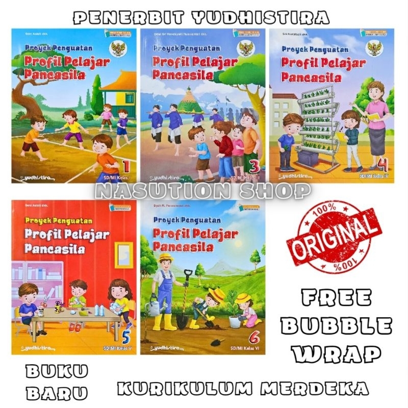Jual Buku P5 Kelas 1 3 4 5 6 SD/MI Yudhistira Kurikulum Merdeka ...