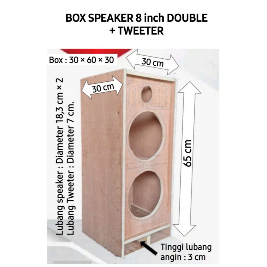 Jual tempat speaker custom/ bok speaker kayu pinus jati belanda/kotak ...