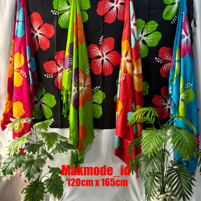Jual kain bali motif bunga besar | Shopee Indonesia