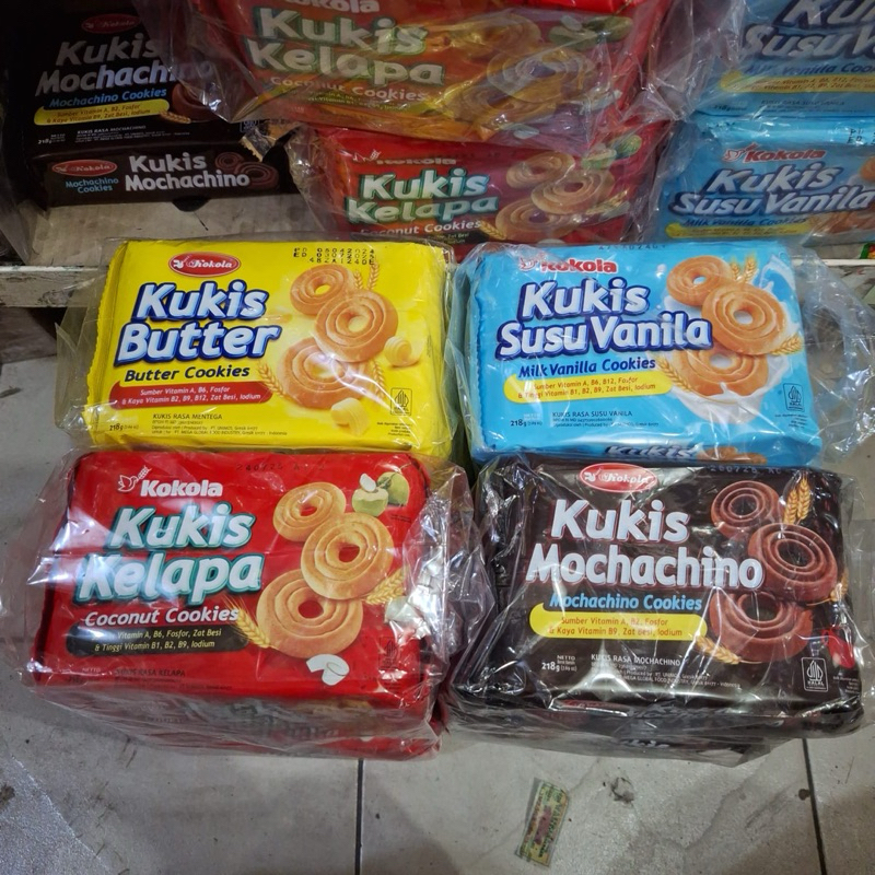 Jual KOKOLA kukis biskuit 218gram aneka rasa | Shopee Indonesia