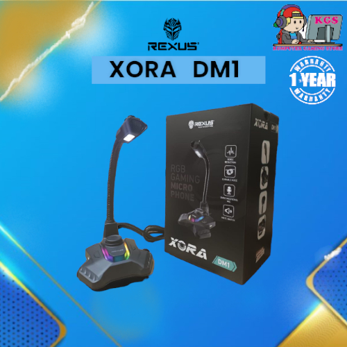 Jual Rexus XORA DM1 microphone gaming with RGB | Shopee Indonesia