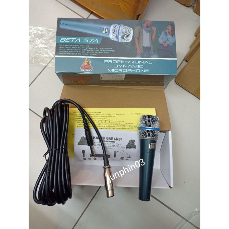 Jual mic kabel microphone BMA Beta57A Beta 57A original mik | Shopee Indonesia
