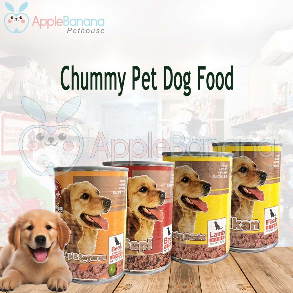 Jual Chummy Kaleng 375 gram - Makanan Anjing basah Kalengan - Chummy ...