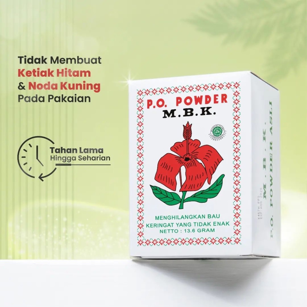 Jual MBK PO Powder Box White | Bedak Tabur 12 Sachet | Menghilangkan ...