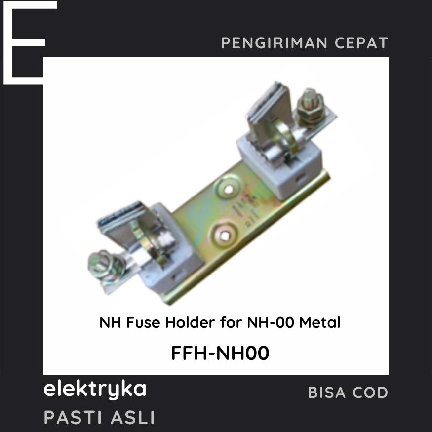Jual FORT NH Fuse Holder Metal/Resin Rated Current 160A FFH-NH00 / FRH ...