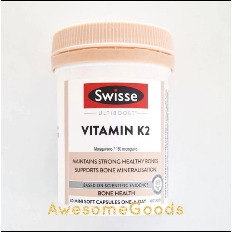 Jual Swisse Vitamin K2 30 Capsules | Shopee Indonesia