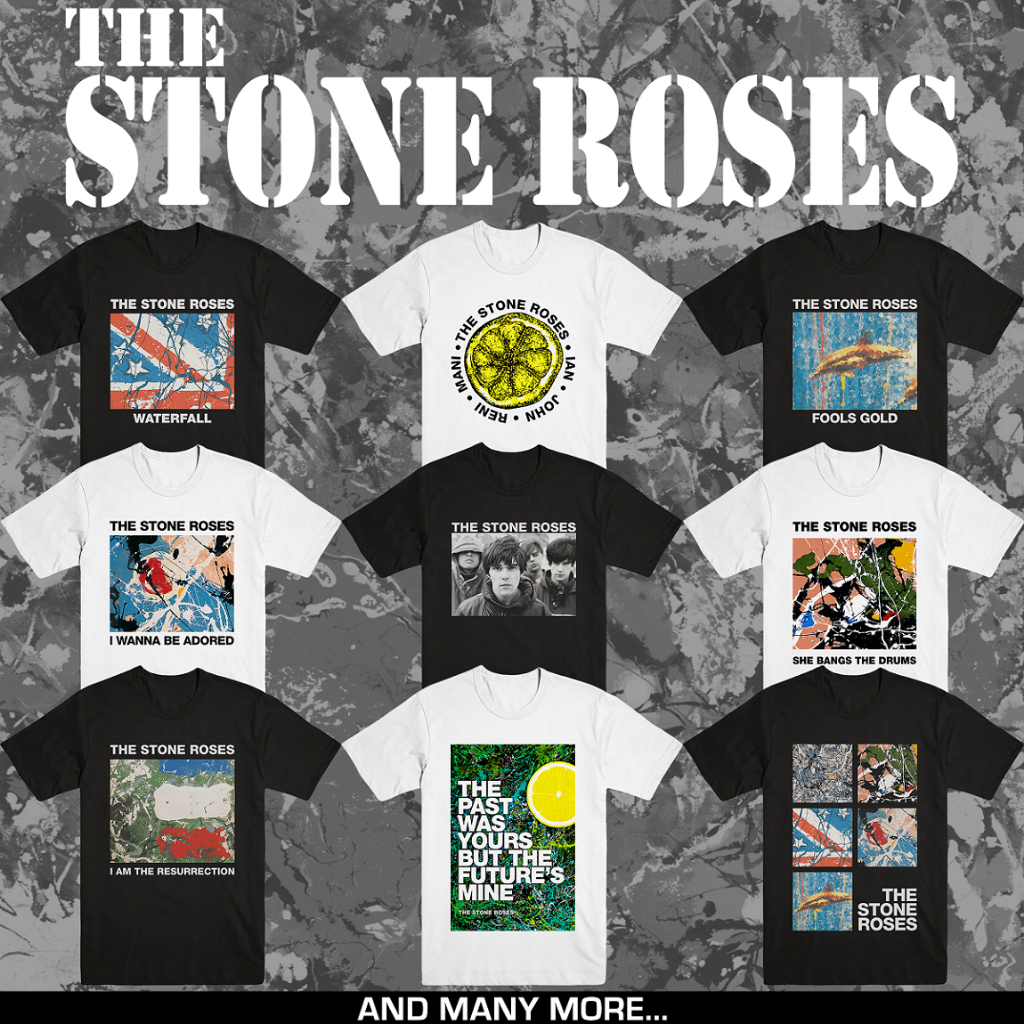 Jual THE STONE ROSES | T-SHIRT BAND | INDIE ROCK | MERCHANDISE | Shopee ...