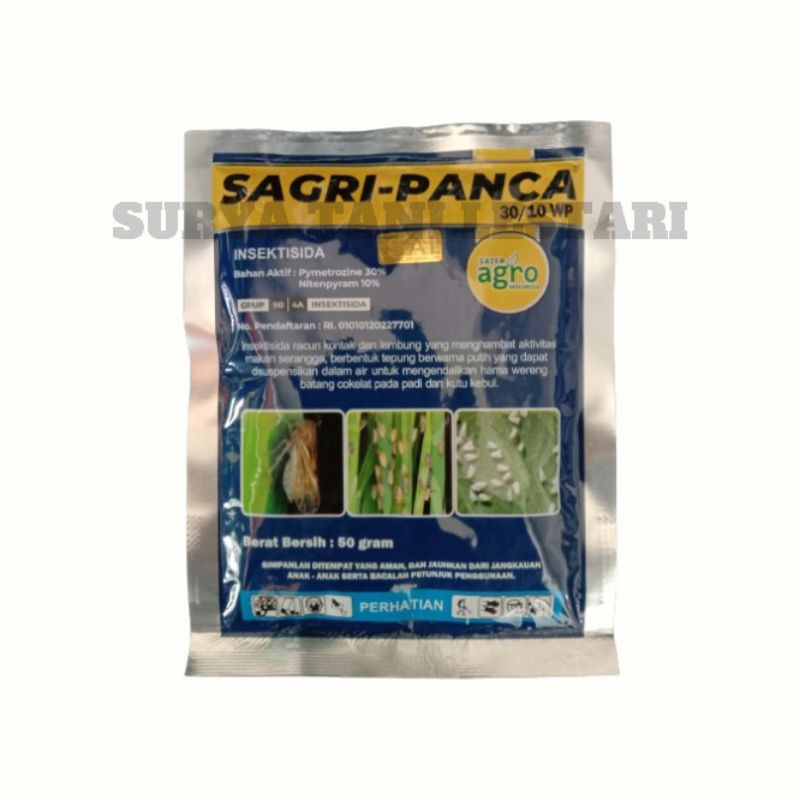 Jual Sagri Panca 30/10 WP 50 Gr Insektisida Hama Serangga Kutu Sagri ...