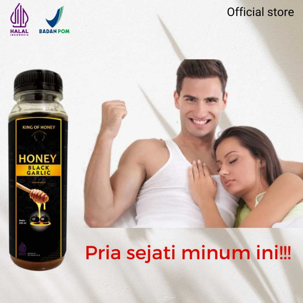 Jual Promo Madu Honey Black Garlic isi 250 ml Madu Tahan Lama Pria ...