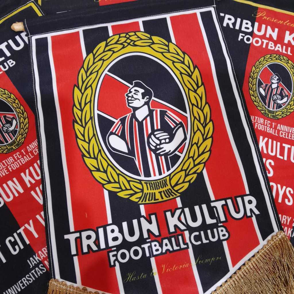 Jual Bendera Vandel CustomPennant Sepakbola Futsal Kain Premium Basic ...