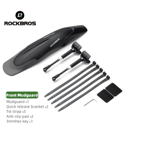 Jual Rockbros 2821 Fender Spakbor Mudguard Sepeda Quick Release Mud ...