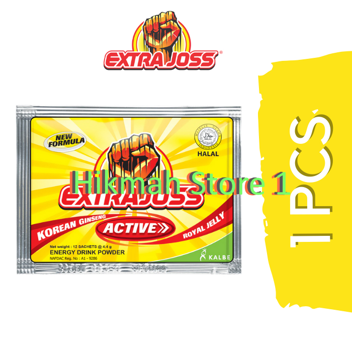 Jual EXTRA JOSS ACTIVE 1 BOX ISI 6 SACHET Eceran | Shopee Indonesia