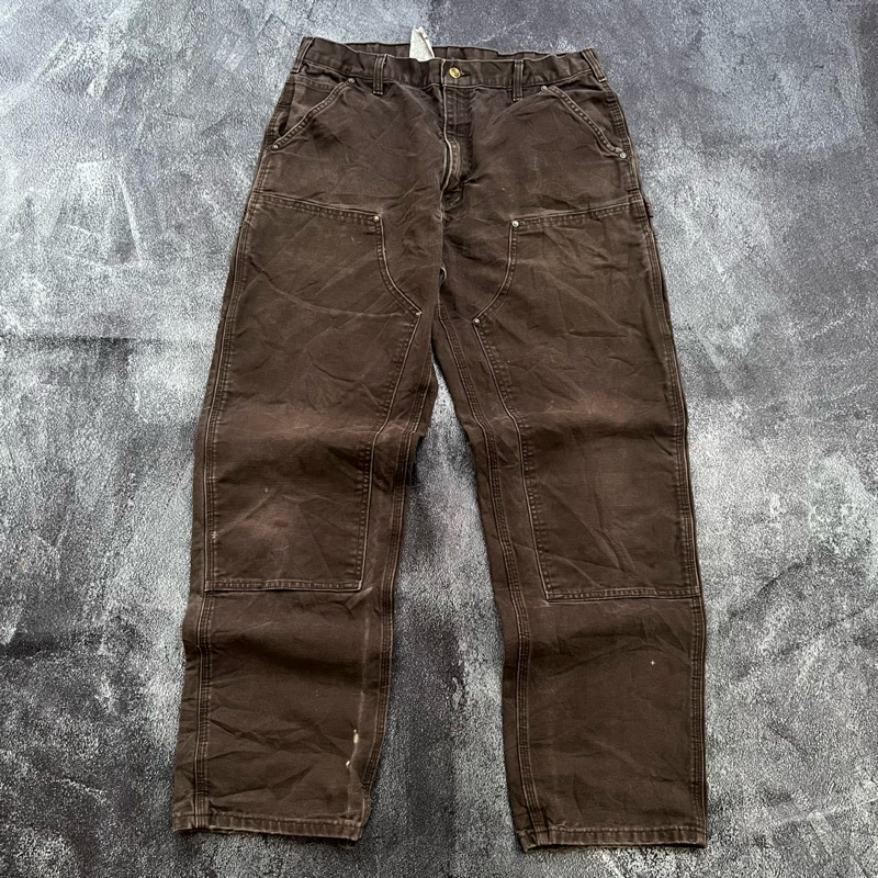 Jual Carhartt B136 DKB Double Knee Duck Canvas Original Dungaree Fit Pants. | Shopee Indonesia