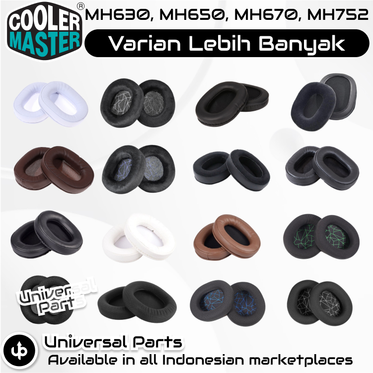 Jual Bantalan Busa Cooler Master MH630 / MH650 MH670 / MH752 Earpad ...
