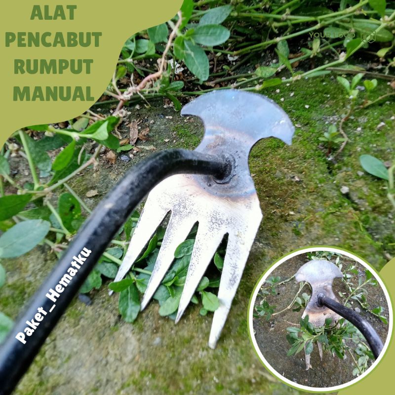 Jual Alat Pencabut Rumput Manual 2 Sisi - Weeding Garu Harrow Manual ...