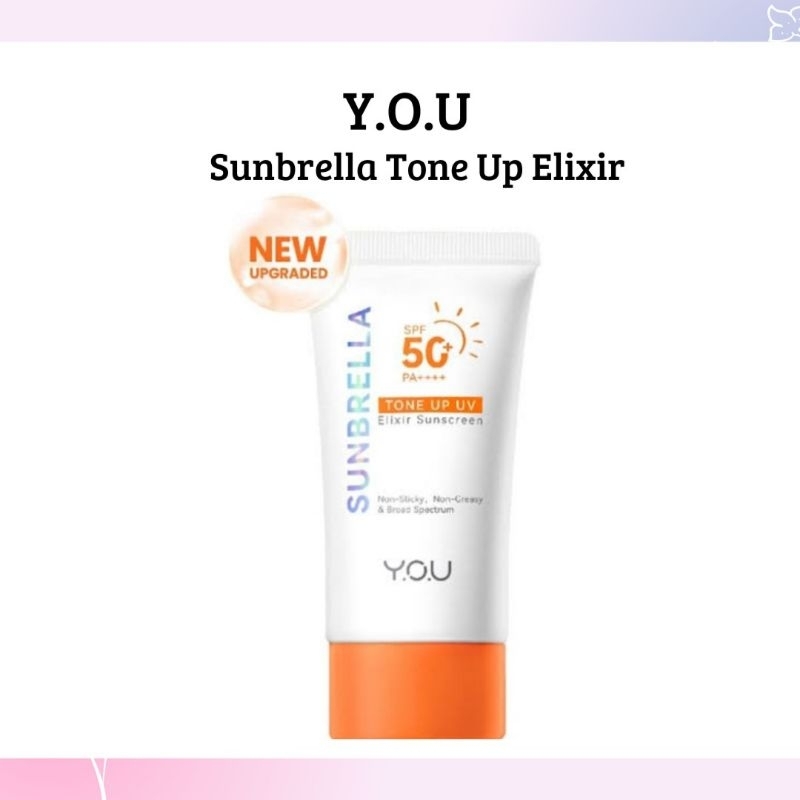 Jual You Sunbrella Tone Up UV Elixir Sunscreen SPF50+ PA++++ 40ml | Shopee Indonesia