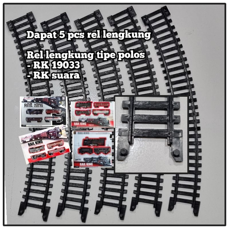 Jual ACCESORIES rel RAIL KING railking rel lurus WESEL lengkung gerbong ...