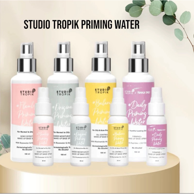 Jual STUDIO TROPIK PRIMING WATER ORIGINAL FLAWLESS BALANCE DAILY PRIMER | Shopee Indonesia