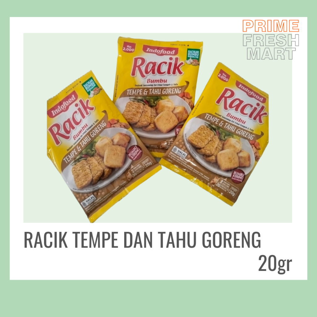 Jual Indofood Racik Tempe Dan Tahu Goreng Kemasan 20gr | Shopee Indonesia