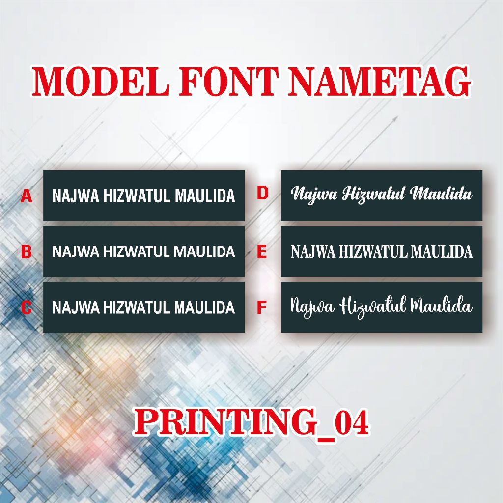 Jual SEHARI JADI !!! NAME TAG GRAFIR LASER | PAPAN NAMA DADA AKRILIK ...