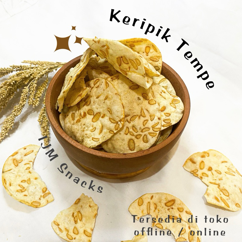 Jual IJM - Keripik Tempe Bulat 250gr (1/4kg) | Shopee Indonesia
