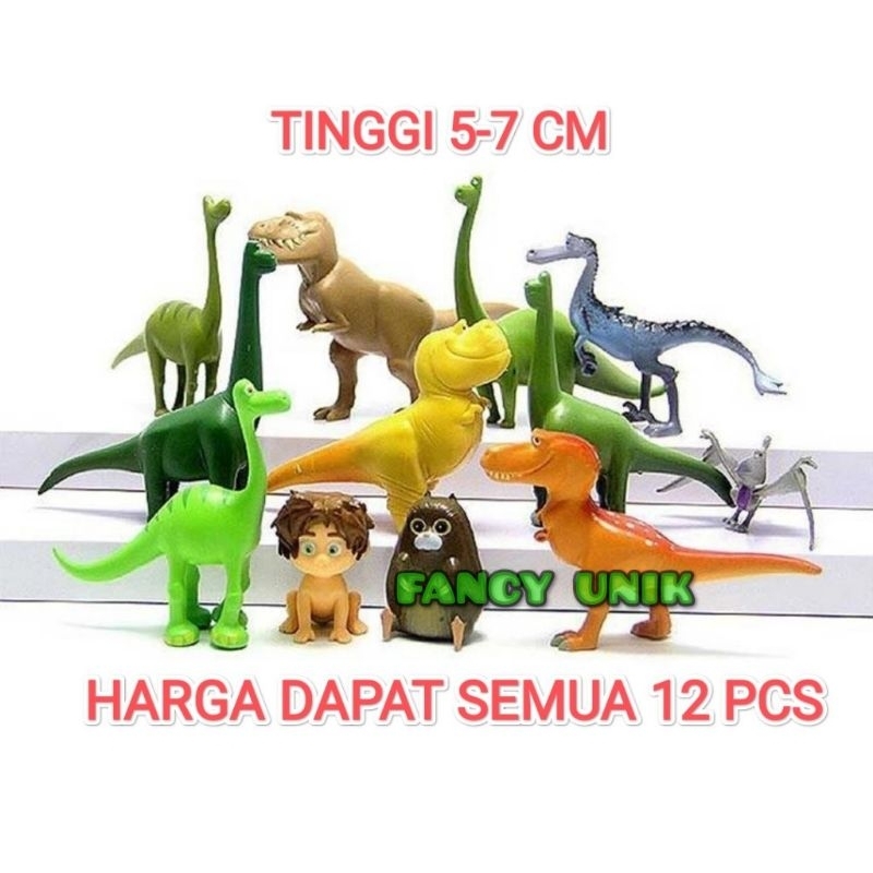 Jual Action Figure Topper Cake Disney Good Dinosaur Dinosaurus Baik Set ...