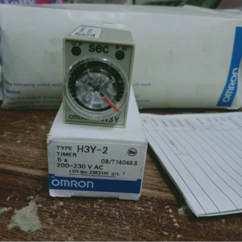 Jual TIMER OMRON H3Y-2 5S 220VAC ORIGINAL ASLI | Shopee Indonesia