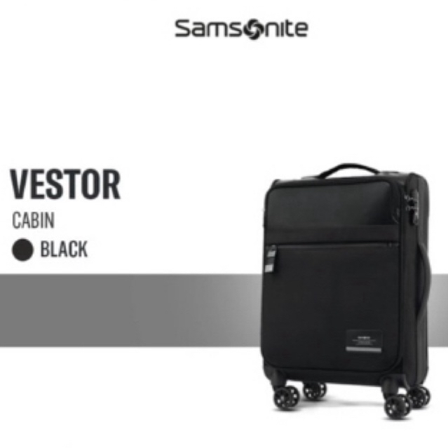 Jual Koper Samsonite Vestor Mobile Office Cabin 20 inch_Black | Shopee ...