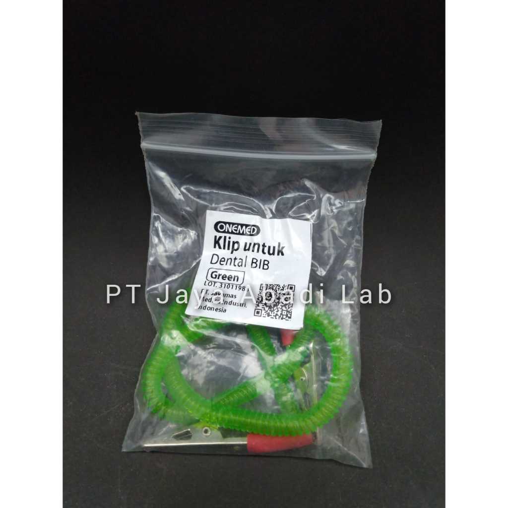 Jual klip dental bib polibib poly bib penjepit alas dada pasien gigi ...