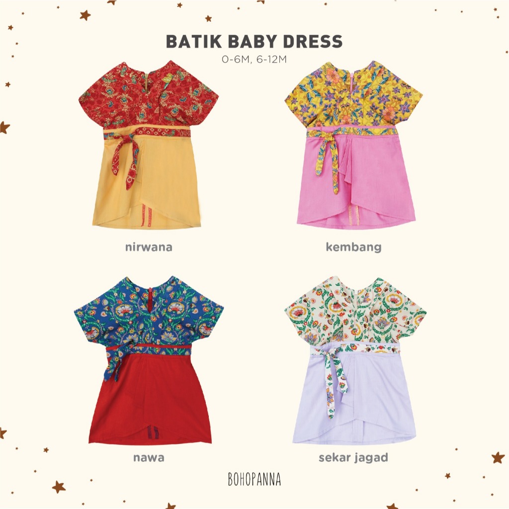 Jual BOHOPANNA - BATIK BABY DRESS - Dress Anak | Shopee Indonesia