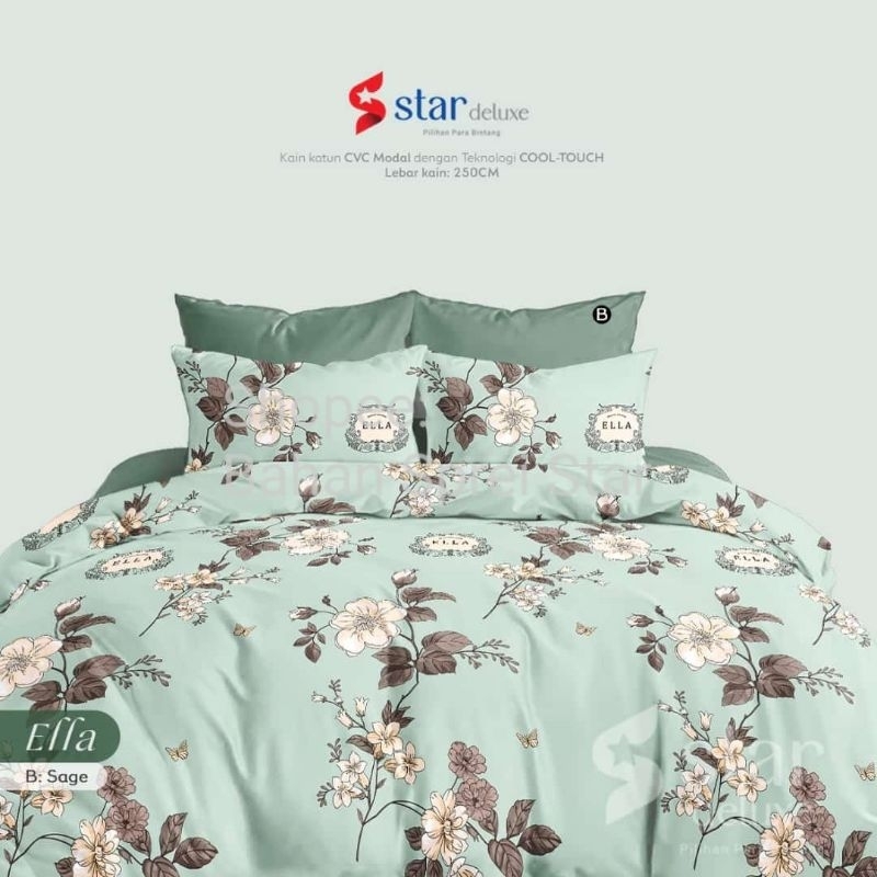 Jual Bahan Kain Sprei Star - ella | Shopee Indonesia
