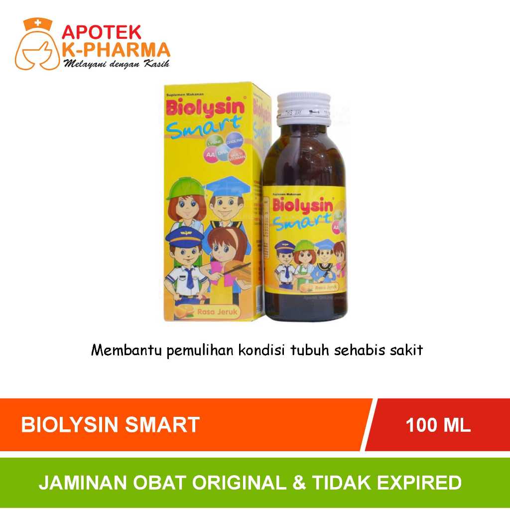 Jual Biolysin Smart Dan Sirup Isi 100ml Obat Original | Shopee Indonesia