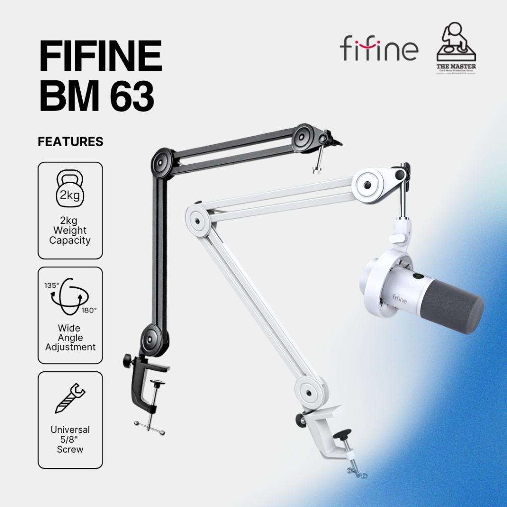 Jual fifine BM63 Heavy Duty Microphone Arm Stand | Professional ...