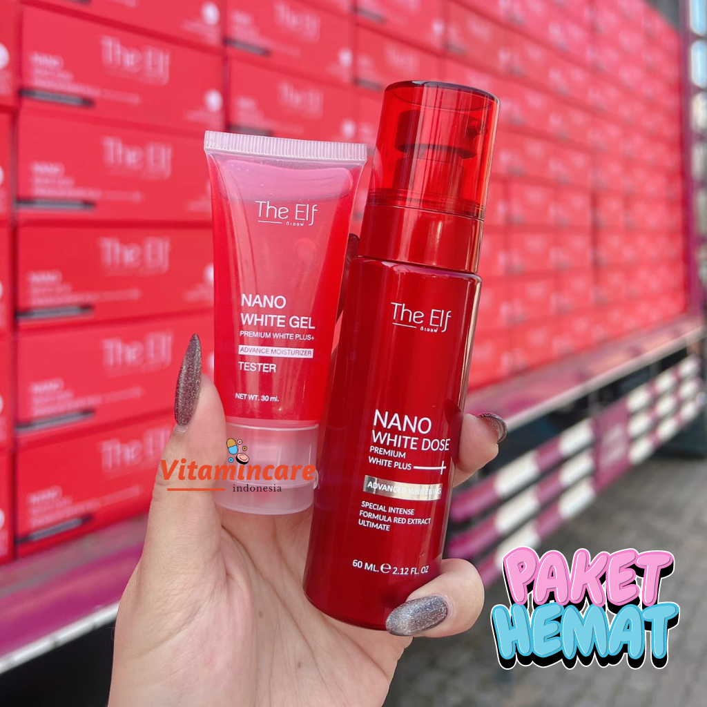Jual THE ELF NANO WHITE SERUM + THE ELF NANO WHITE GEL ( PAKET HEMAT ...