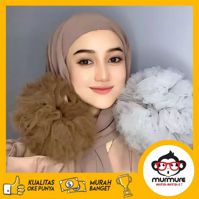 Jual MURMURE I PROMO SCRUNCHIE CEPOL HIJAB TILE JUMBO / IKAT RAMBUT ...
