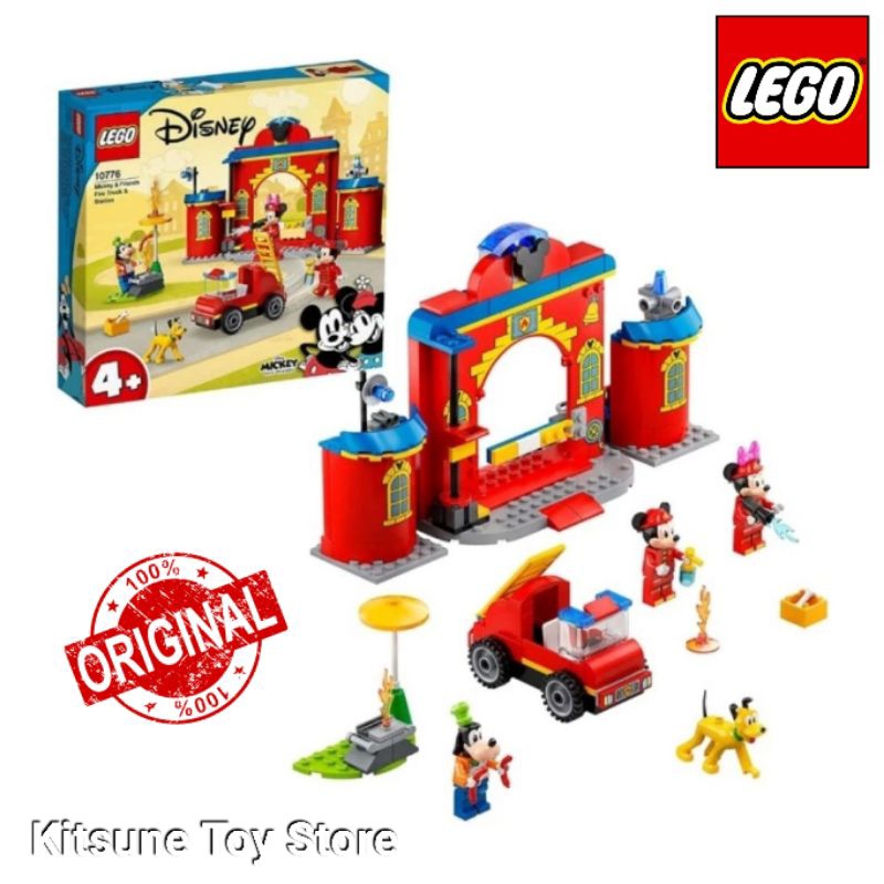 Jual Lego Disney 10776 Mickey and Friends Fire Truck and Station ...
