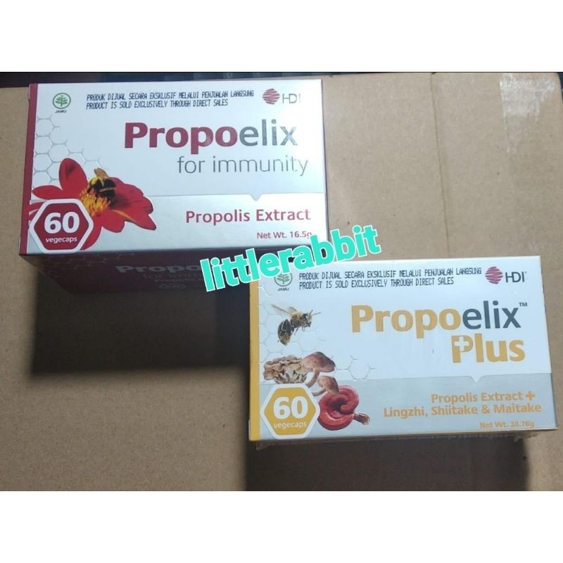 Jual Propoelix 200mg ( 30 / 60 Vegekaps) // Propoelix Plus (60 Vegekaps ...