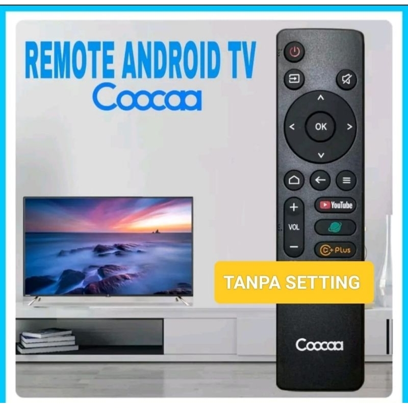 Jual PROMO☆REMOTE COOCAA SMART TV/ANDROID TV STANDAR ORI TANPA SETTING ...